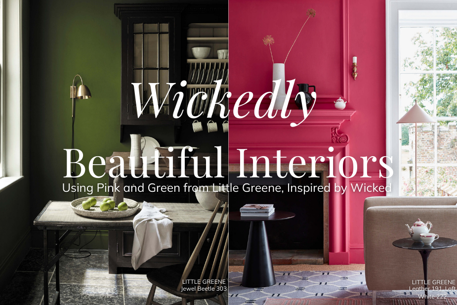 Wickedly Beautiful Interiors: Using Pink and Green from Little Greene ...